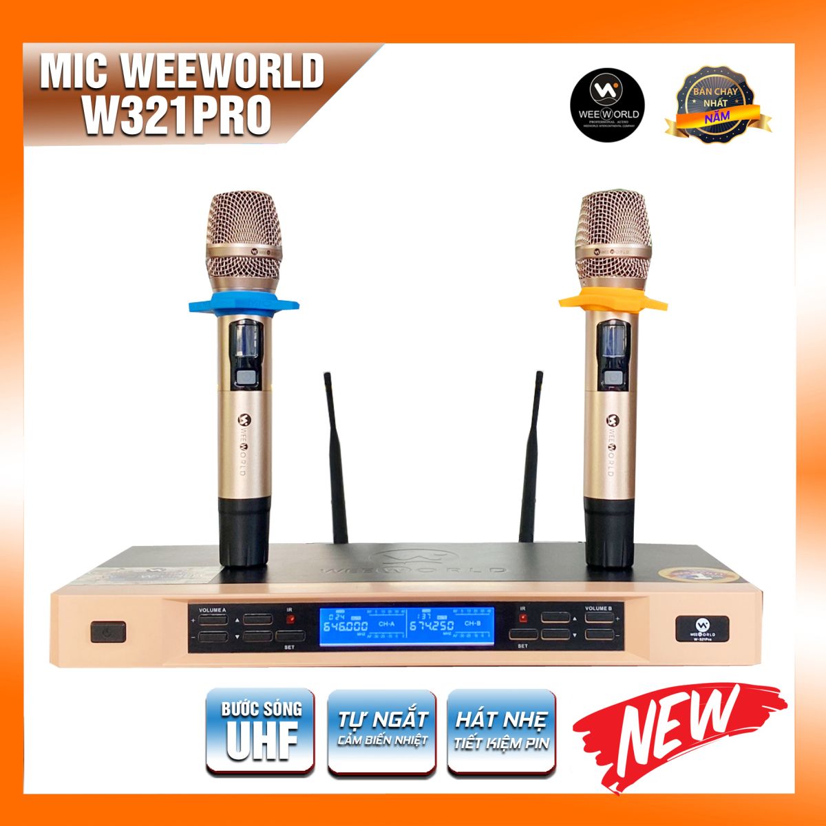 Micro Không Dây Weeworld W321Pro